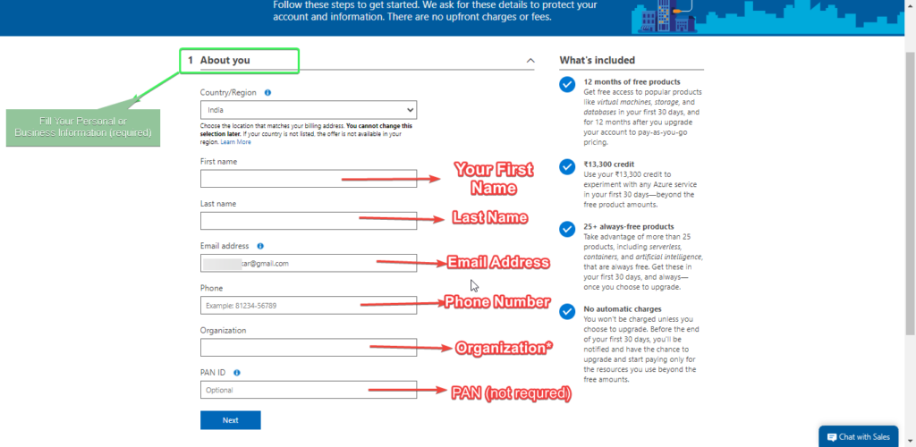 Get Free Microsoft Azure Subscription With $200 For A Month