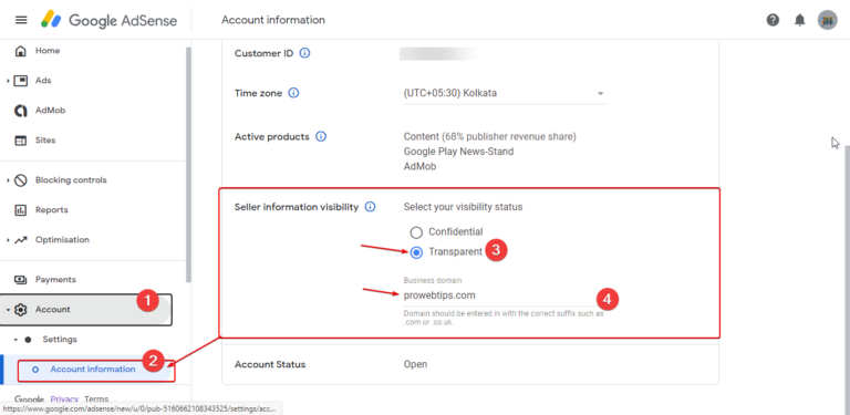 Google Adsense Sellers.json File Action [Solved] - PROWEBTIPS.com