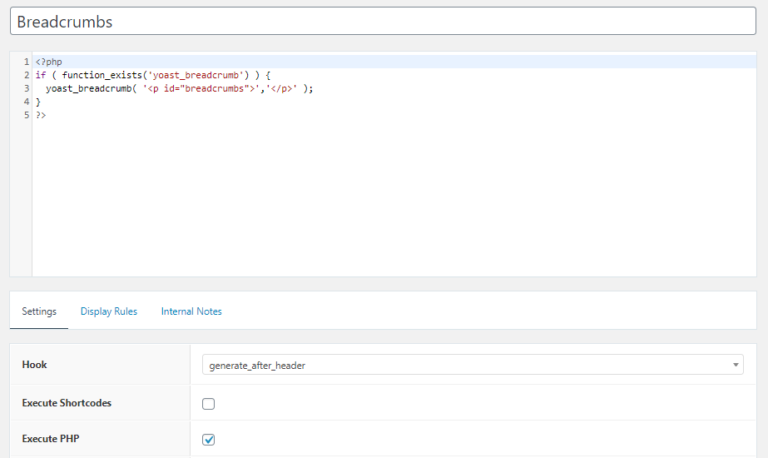 Add Breadcrumbs to WordPress Website - PROWEBTIPS.com