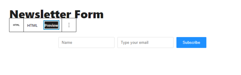 How to Make an Email Subscription Form Using HTML [No Plugin Required]