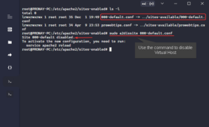 How To Enable/Disable Apache Virtual Host [a2ensite and a2dissite]