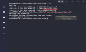 How To Enable/Disable Apache Virtual Host [a2ensite and a2dissite]