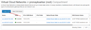 Configure New Virtual Cloud Network (VCN) on Oracle Cloud