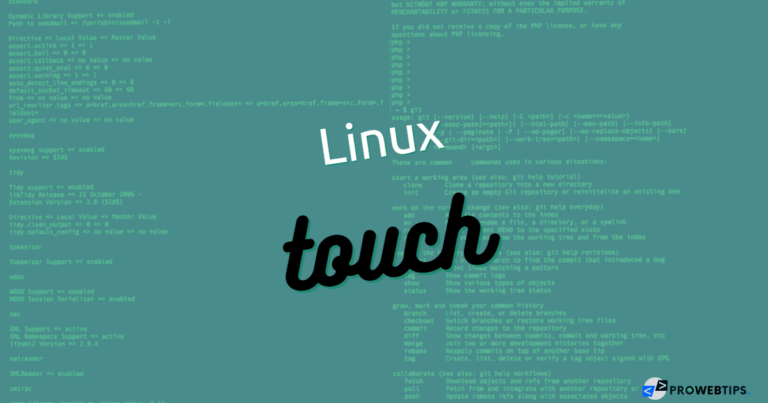 The 'touch' command in Linux: 10 best practical examples